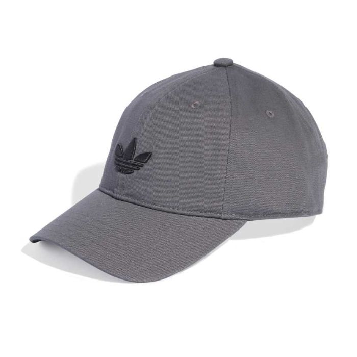 adidas Originals Adicolor Classic Trefoil Baseball Cap Grey Strata ...