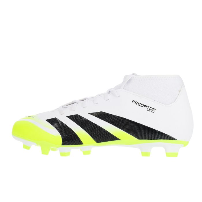 adidas Performance Predator Club Sock FG/MG Soccer Boots Mens White ...