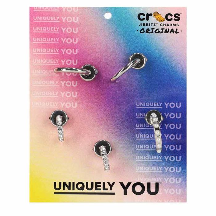 Crocs Silver Ring 5 Pack Jibbitz| Studio 88