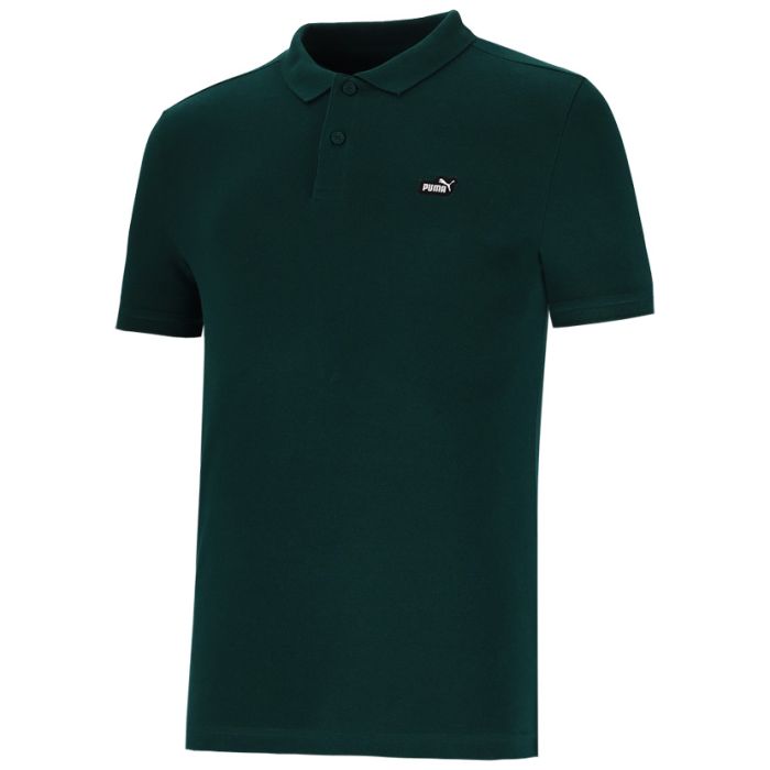 Puma Polo Badge Golfer Mens Green Terrain | Studio 88