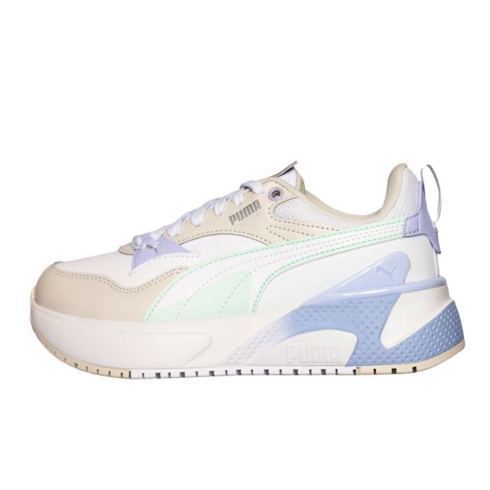 Puma R78 Disrupt Sneaker Womens White/Peaceful Blue | Studio 88
