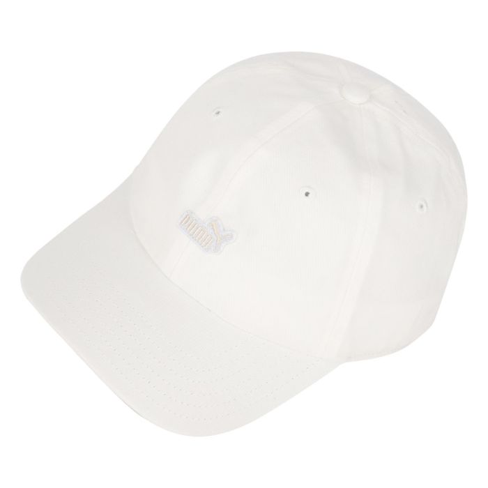 Puma Essentials Logo Patch Baseball Cap White | Studio 88